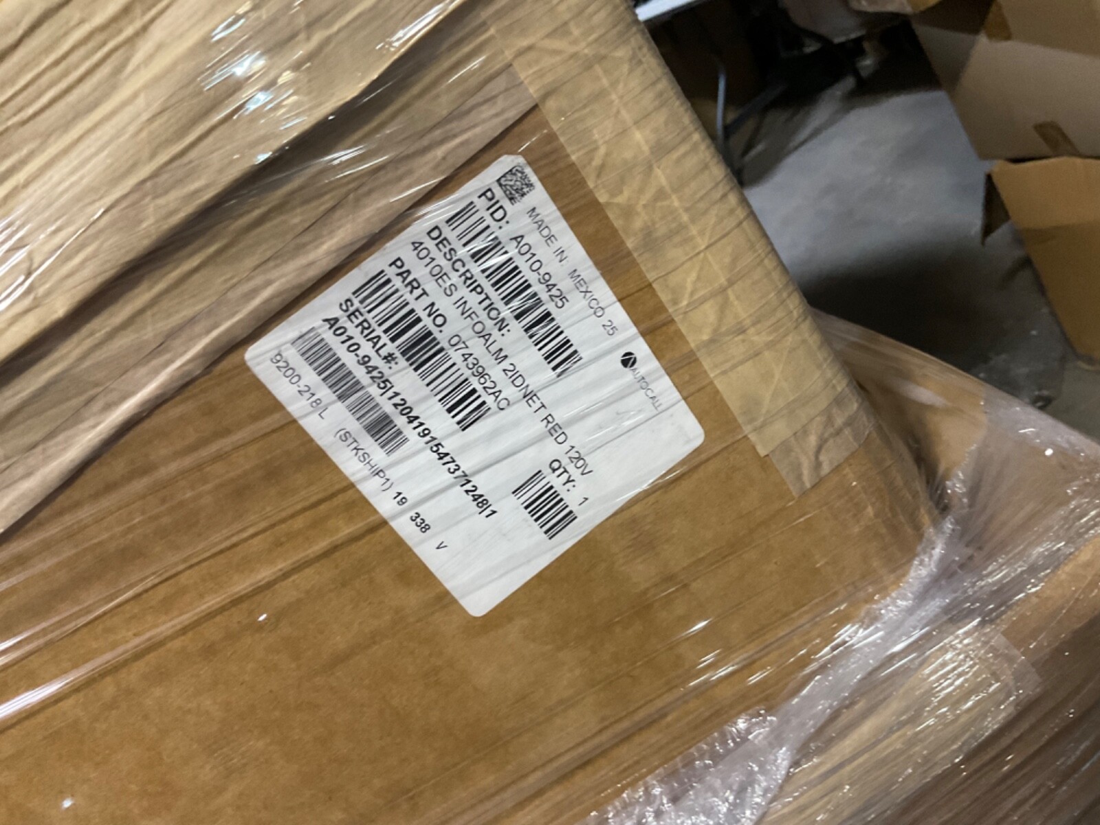 AutoCall A010-9425 4010ES INFOALM 2IDNET RED 120V - Brand New in OEM ...