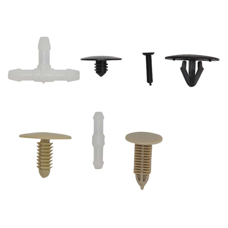 500 Clips Car Body Plastic Push Pin Rivet Trim Moulding Fastener ...