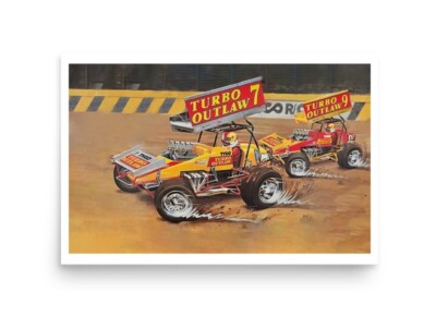 18" POSTER TYCO TURBO OUTLAW SPRINT CAR Vintage RC 9.6V | eBay