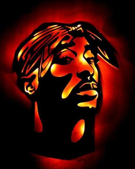 Tupac Sign, Tupac Shakur, LED signs, 2pac man cave sign, tupac art ...