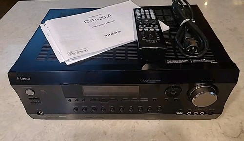 Integra DTR 20.4 AV Stereo Receiver DTS-HD QDEO HDMI 4K Upscaling 3D ...