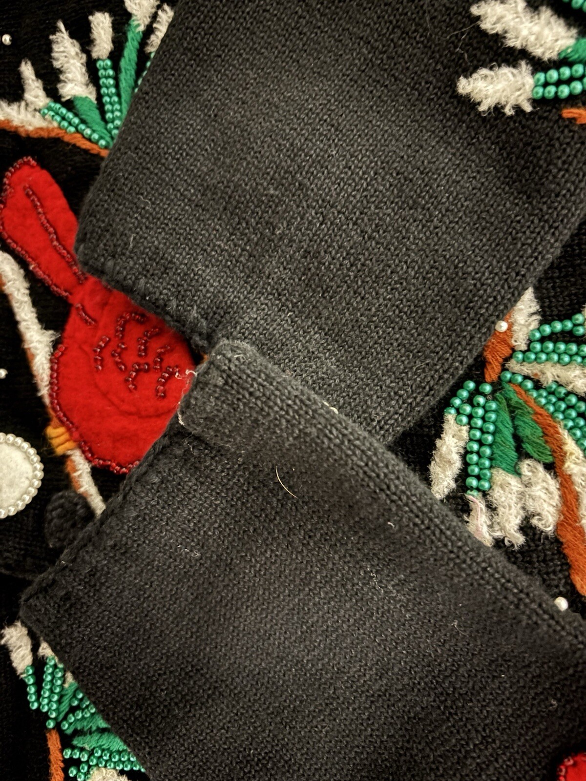 Christmas Michael Simon Cardinal Sweater Size S - Gem