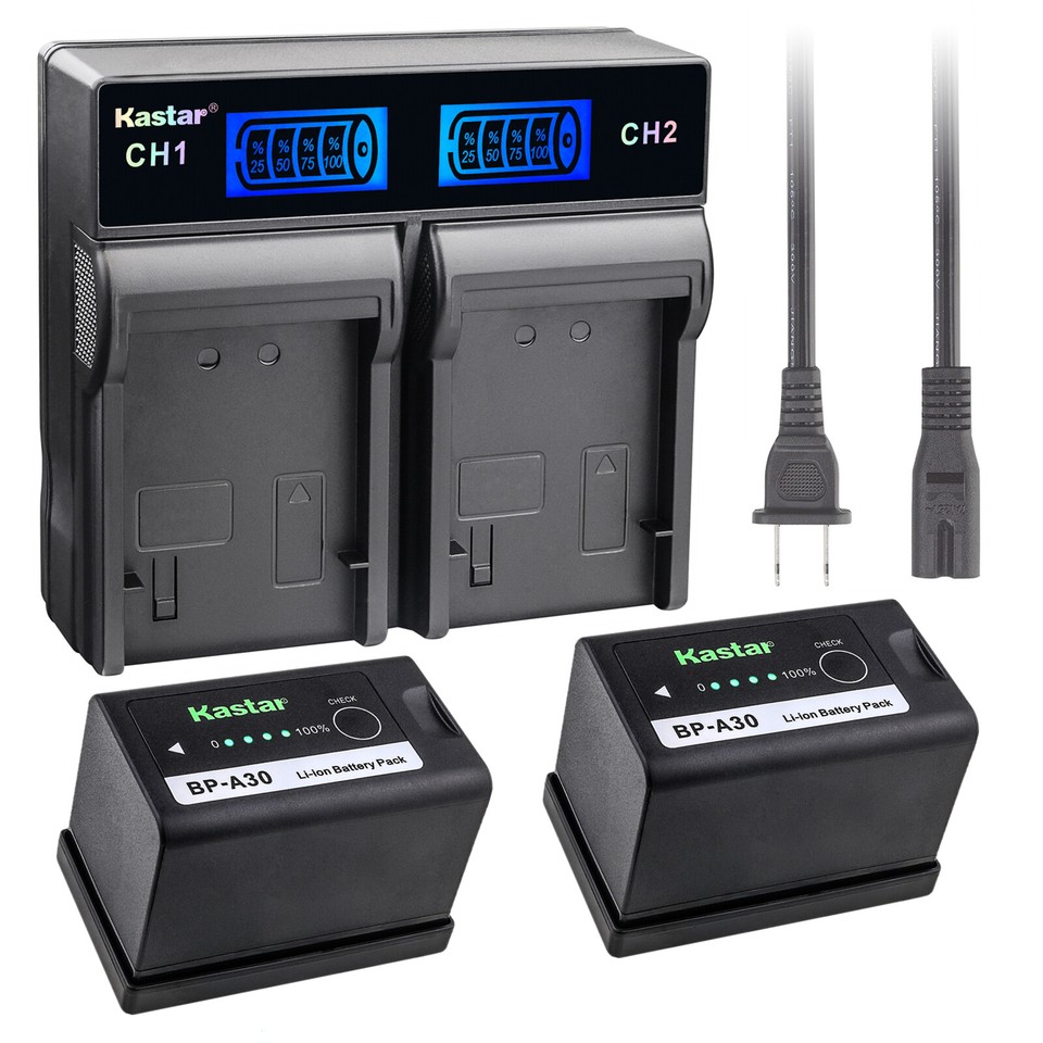 Kastar A30 Fully Decode Battery Charger for Canon EOS C500 Mark II 6K ...