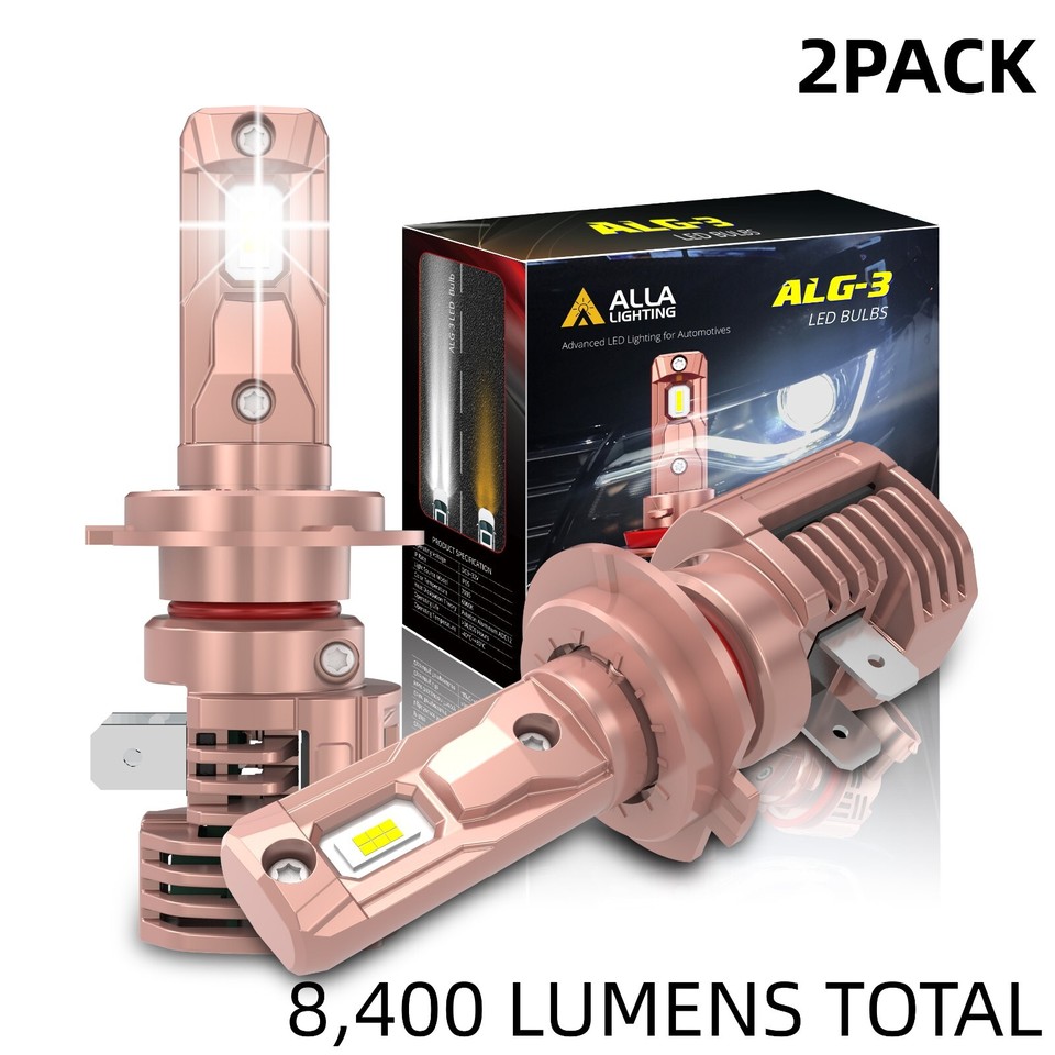 ALLA Plug & Play ALG-3 LED Headlight Bulbs H7 H11 9005 9006 Headlamps ...