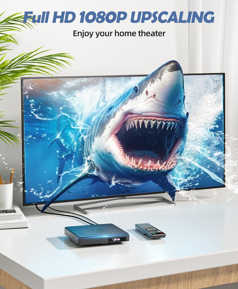 DVD Players for TV HDMI ARAFUNA Small DVD CD Player with All Region ...