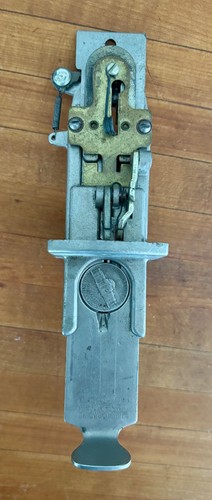 ABT 5 Cent Coin Slot Vending Machine Chute Antique Steel & Brass USA | eBay