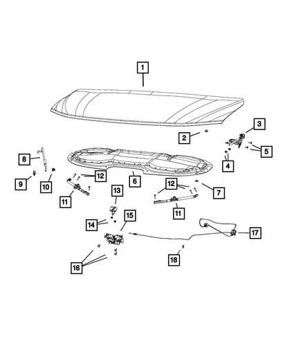 Genuine Mopar Hex Head Screw 6511639AA | eBay