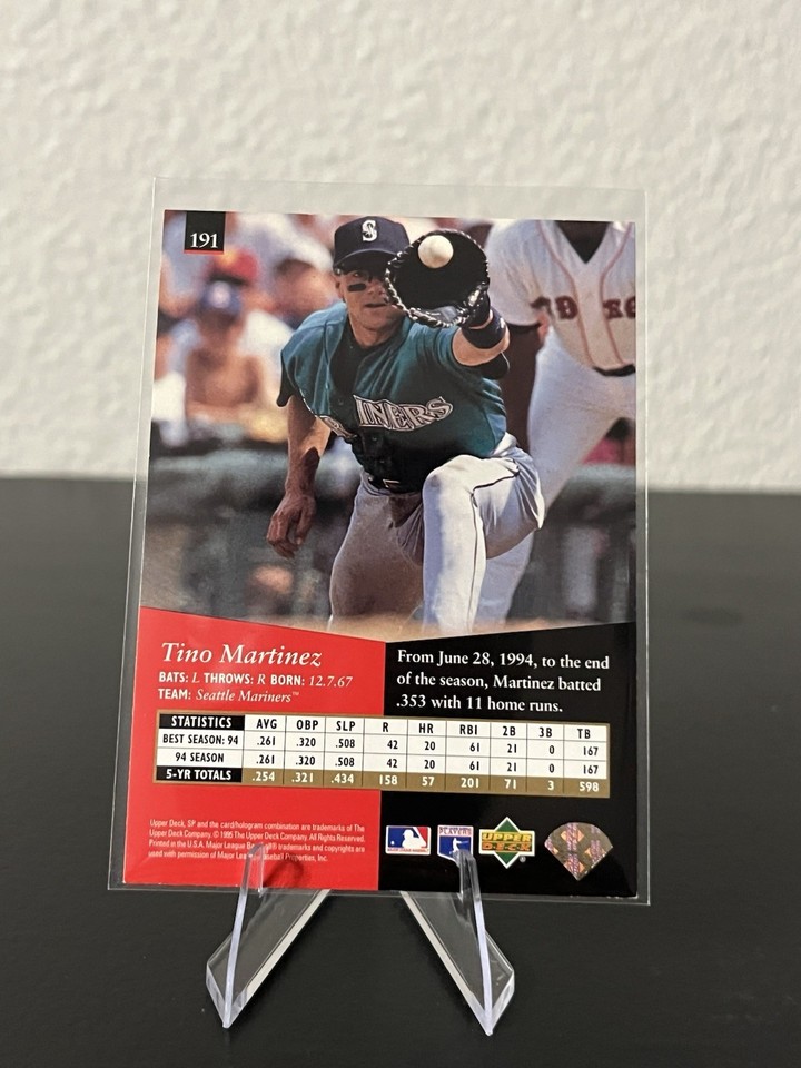 1995 (MARINERS) SP #191 Tino Martinez | eBay
