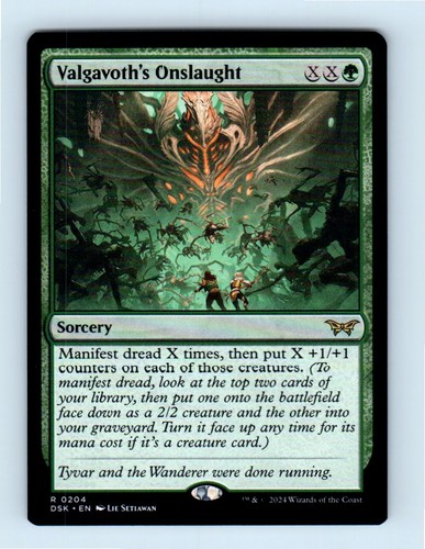 #204 2024 Duskmourn: House of Horror ^ Valgavoth's Onslaught Rare | eBay