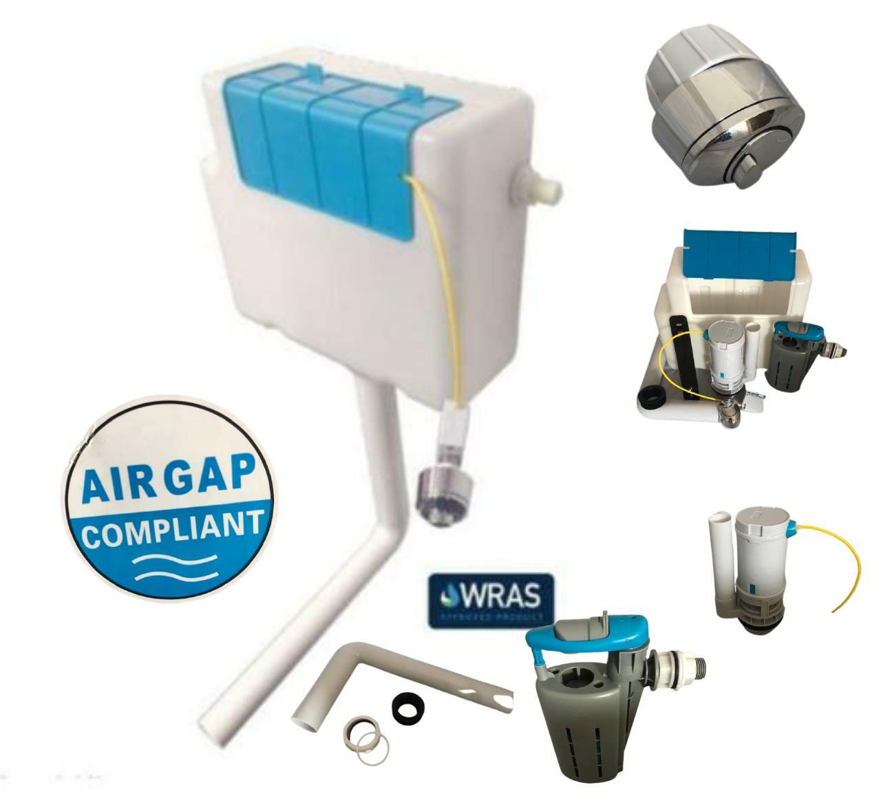Dual Flush Air Gap Cable Concealed WC Toilet Concealed Cistern Front ...