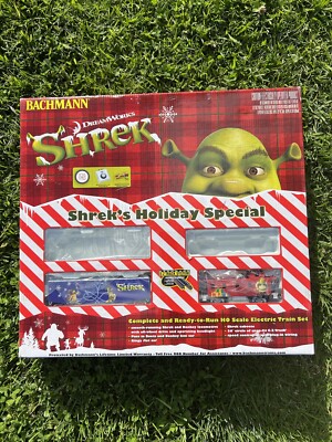 BACHMANN SHREK CHRISTMAS READY TO RUN HO SCALE ELECTRIC TRAIN SET NEW ...