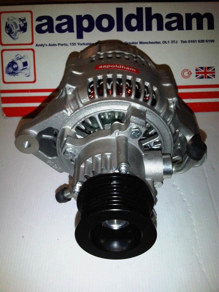 LAND ROVER DEFENDER TD5 2.5 DIESEL BRAND NEW 120A ALTERNATOR & BRAKE ...