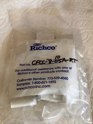RICHCO CFCC-8-05A-RT ADHESIVE FLAT CABLE CLAMP WIRE CLIP 1" INCH - CT ...