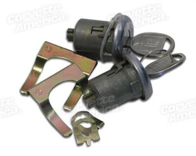 69-80 Corvette C3 PAIR Door Lock Cylinder Set NEW Reproduction Locks ...