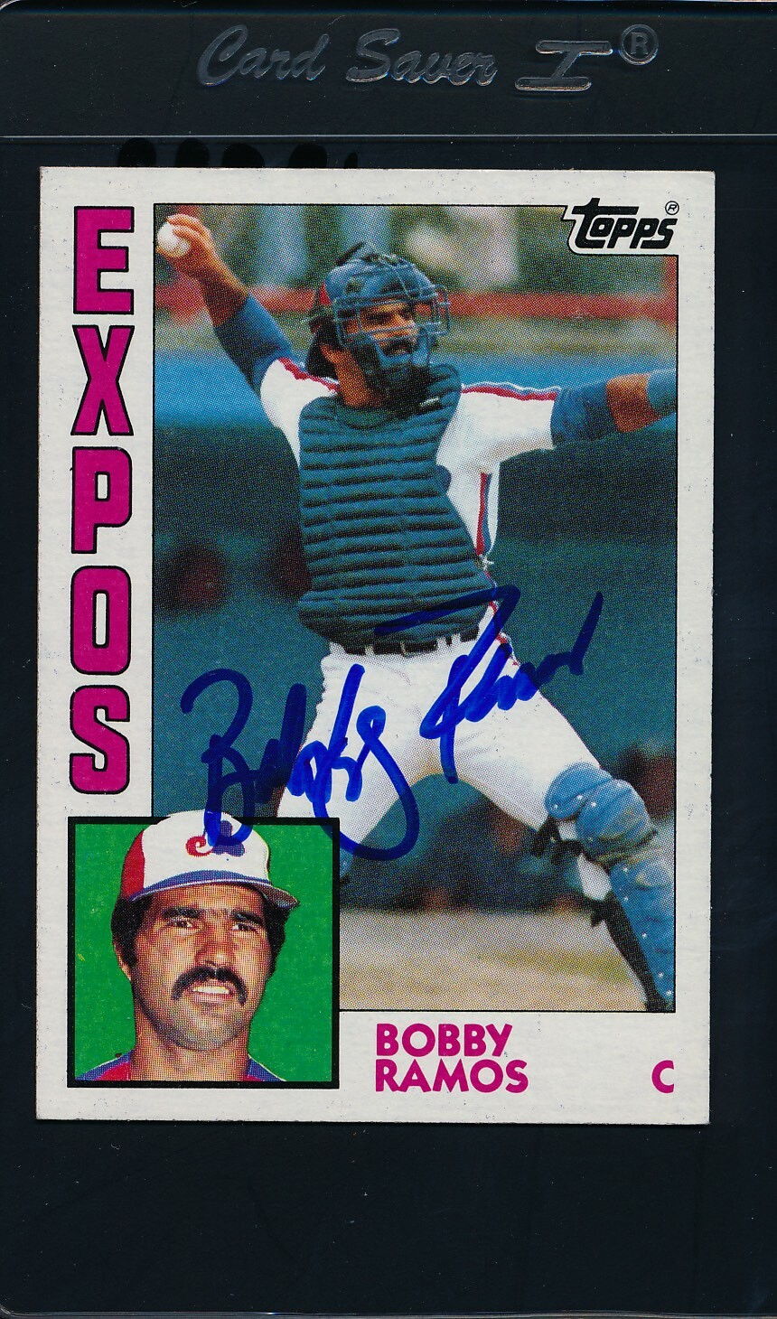 1984 Topps #32 Bobby Ramos Expos Signed Auto *13933 | eBay