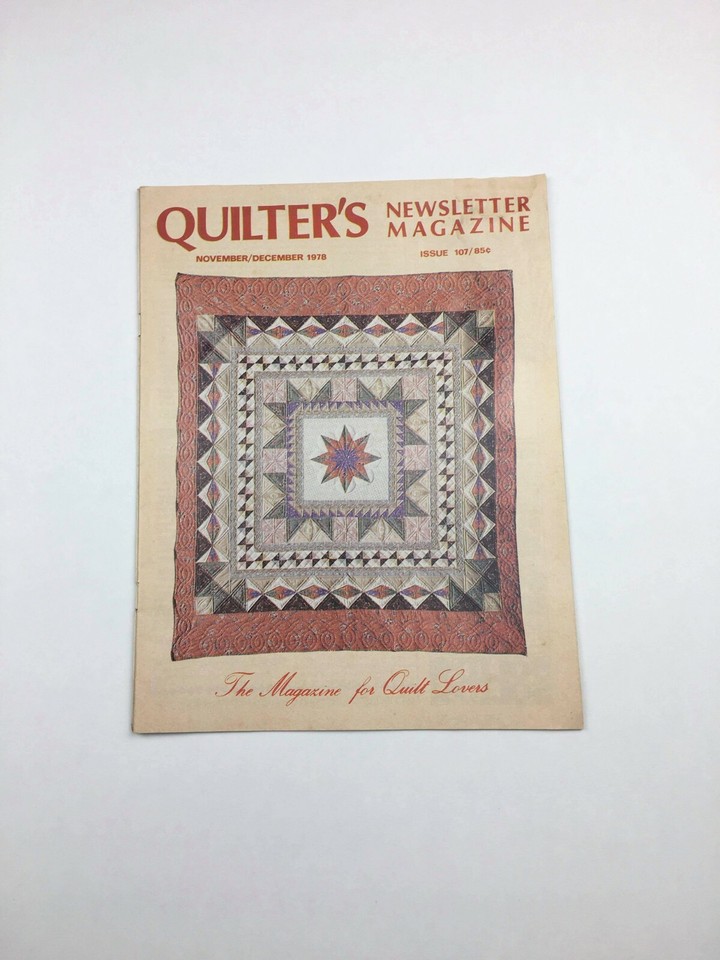 Lot of 8 Vintage Quilter's Newsletter Magazines Quilting Craft ...