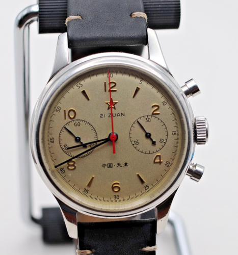 21 Zuan 1963 Seagull II Pilot Watch Manual Wind Up Chronograph Mens ...