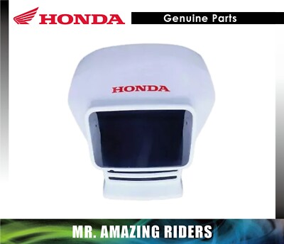 HONDA Genuine OEM FRONT VISOR WHITE 09-17 XR650L 09-17 XR 650L 87125 ...