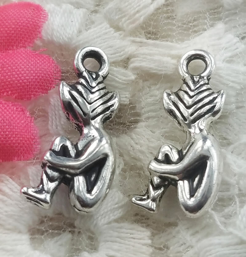 Free Ship 43 pcs Antique silver monkey charms 20x9mm H-5013 | eBay