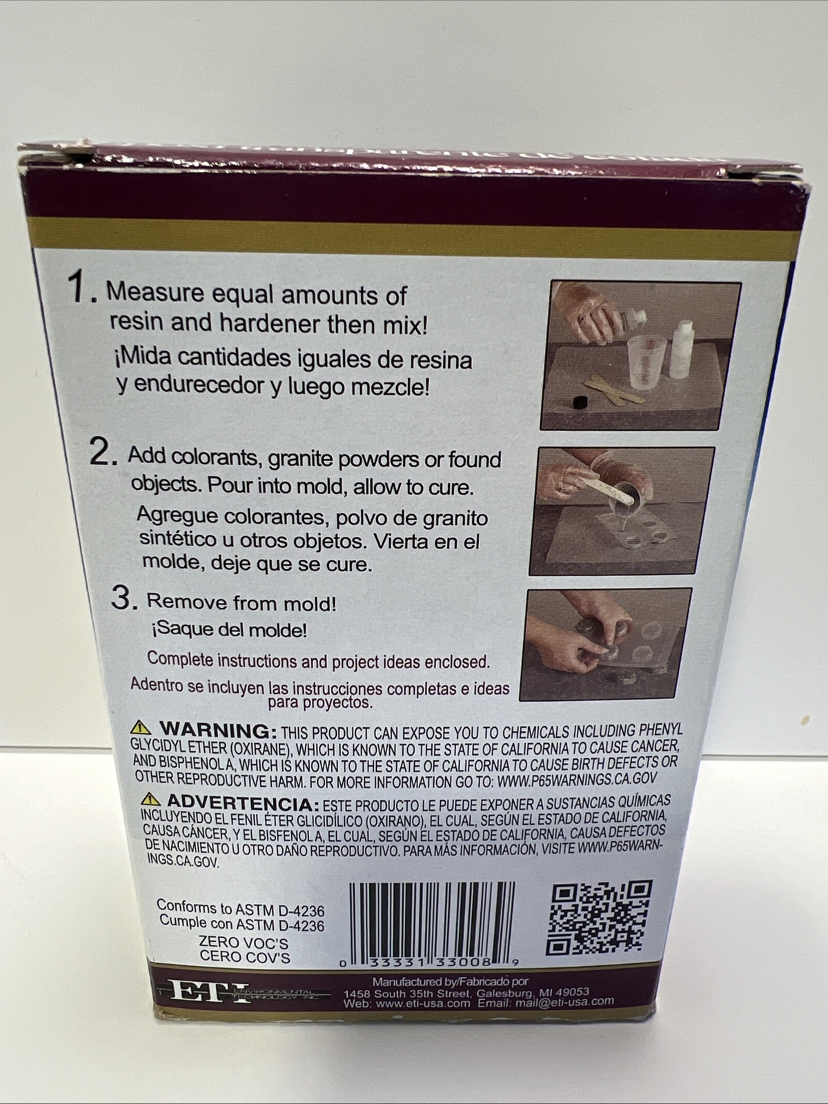 Castin Craft Easy Cast Clear Casting Epoxy Resin Craft Projects 8oz ...