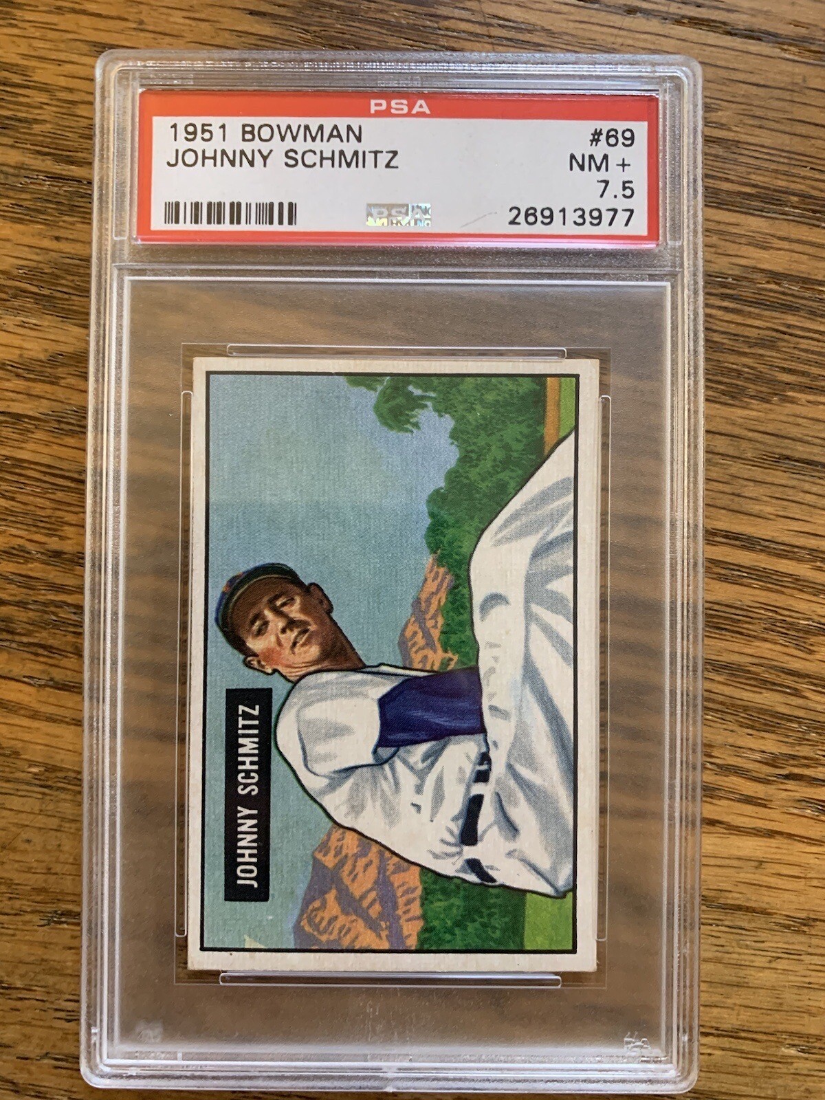 BB - 1951 Bowman - #69 - Johnny Schmitz - PSA 7.5 | eBay
