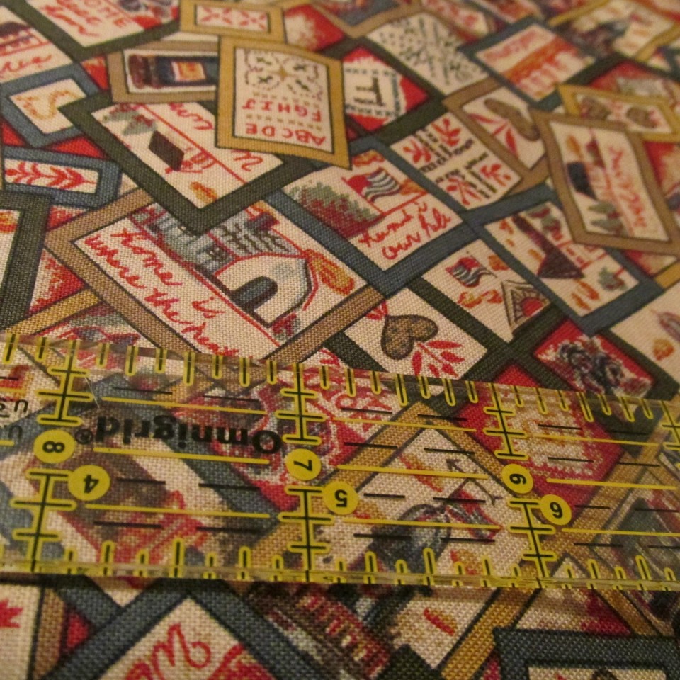 Primitive Sampler cotton fabric small print Hamil Textiles BTHY Cross ...