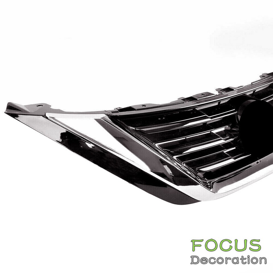Black W/Chrome Trim Grill For Nissan Altima 2016-2018 Front Bumper ...