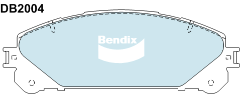 Bendix 4x4 Brake Pad Set Front DB2004-4WD fits Lexus RX RX270 (AGL10R ...
