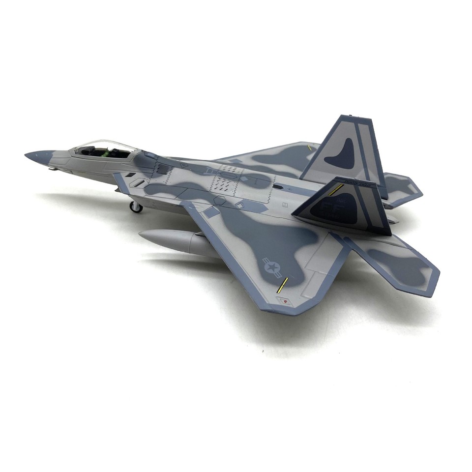 18cm 1:100 US F22 Raptor Stealth Fighter Alloy Aircraft Fighter ...