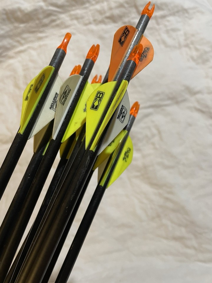 Lot of 10x Used Eastern Carbon Aftermath 340 3.8 GPI 6mm Arrows, 30.5 ...