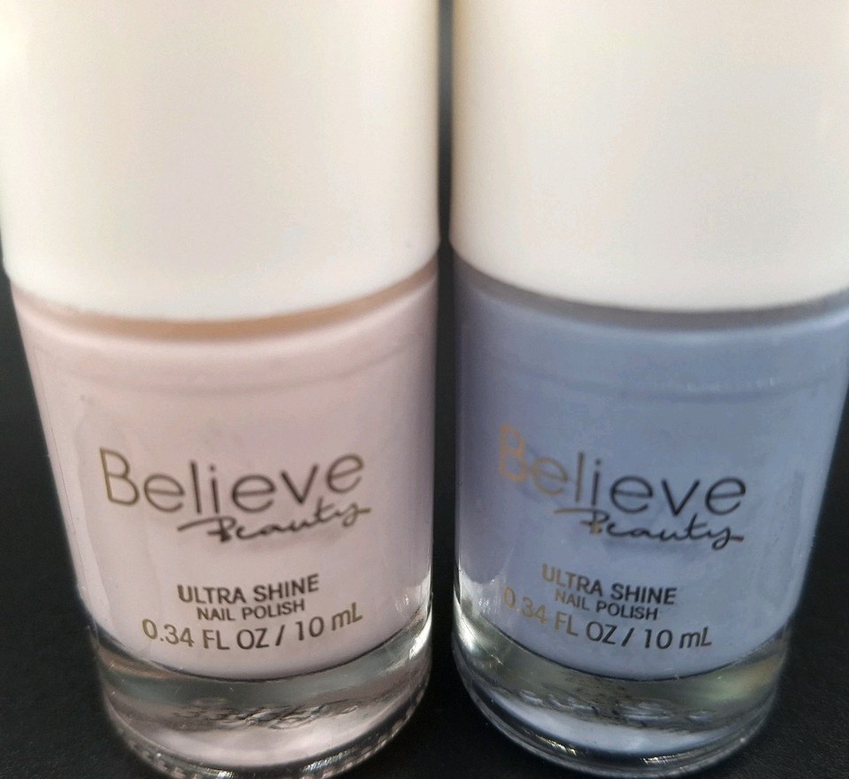 Believe Beauty Ultra Shine Nail Polish 0.34 FL OZ Pale Pink #21 ...