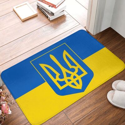 Ukraine Ukrainian Bedroom Mat Trident Tryzub Doormat Kitchen Carpet ...
