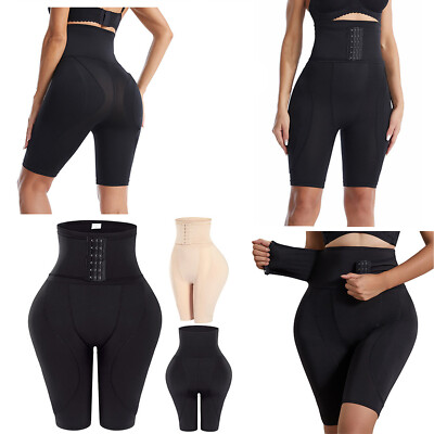 Hip Pads Padded Shapewear Hips Enhancer Women High Waist BBL Shorts ...