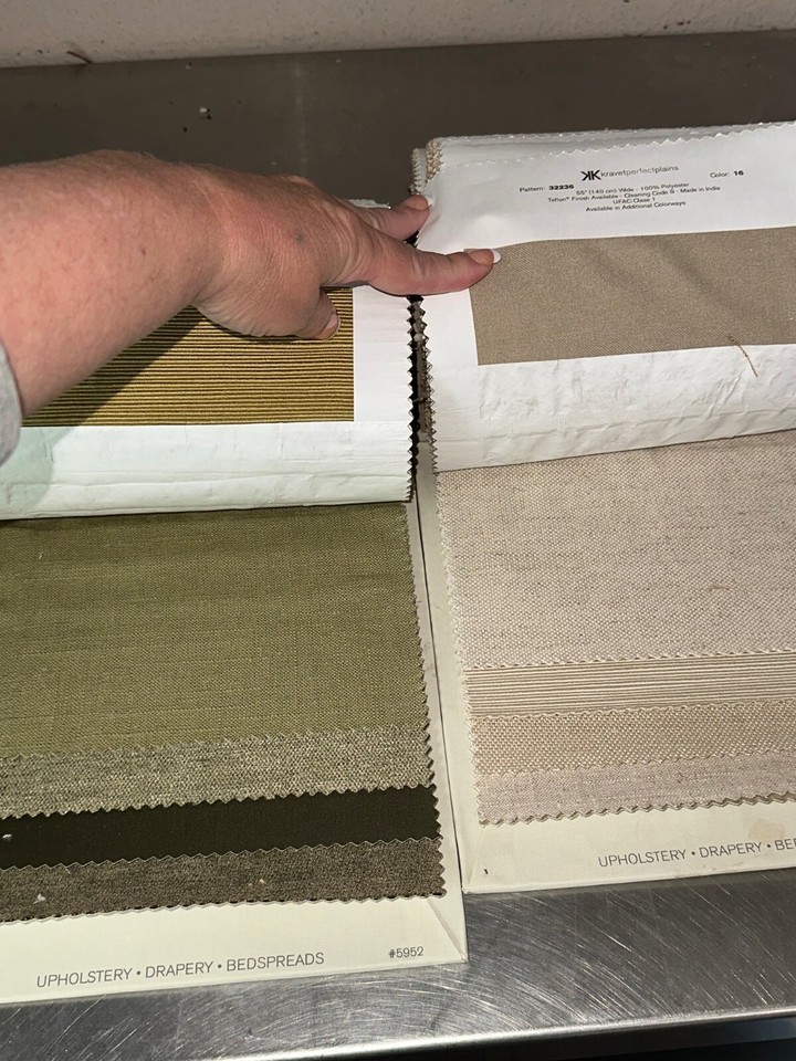 KRAVET ~ PERFECT PLAINS ~ Fabric Sample Books ~ Upholstery Fabric ...