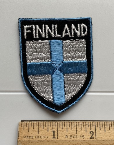 Finnland Finland Finnish Flag Cross Souvenir Embroidered Patch Badge | eBay