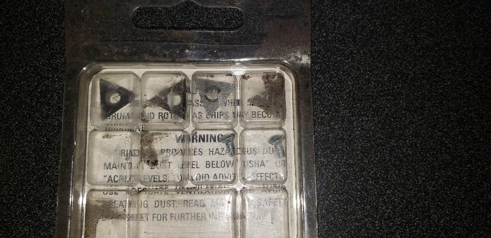 AMMCO Carbide Positive Rake Carbide Inserts 40435 for ACCTURN Lathes 4 ...