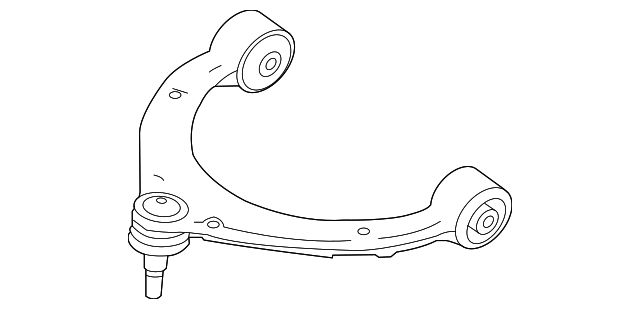 Porsche OEM 2015 Panamera Front Suspension-upper Control Arm ...