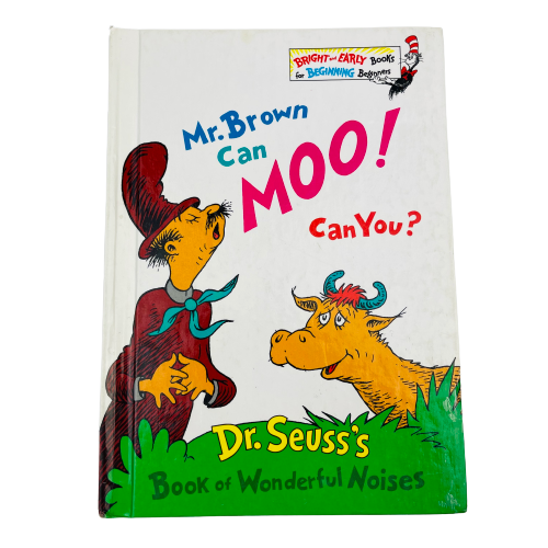 Mr. Brown Can Moo! Can You? by Dr. Seuss (1970, Hardcover) Rare Vintage ...