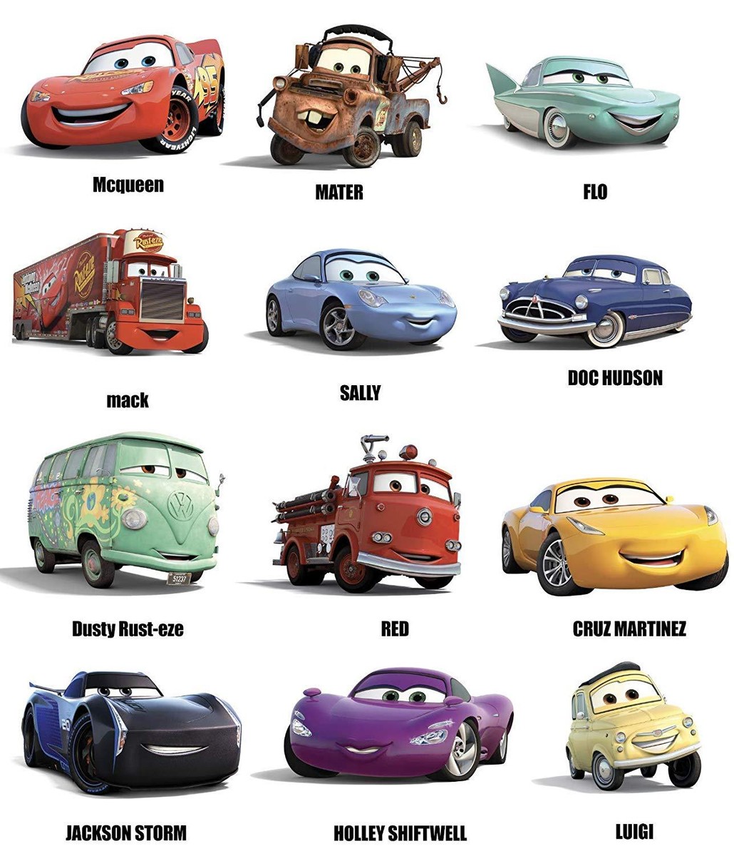 Lightning Mcqueen And Friends Names
