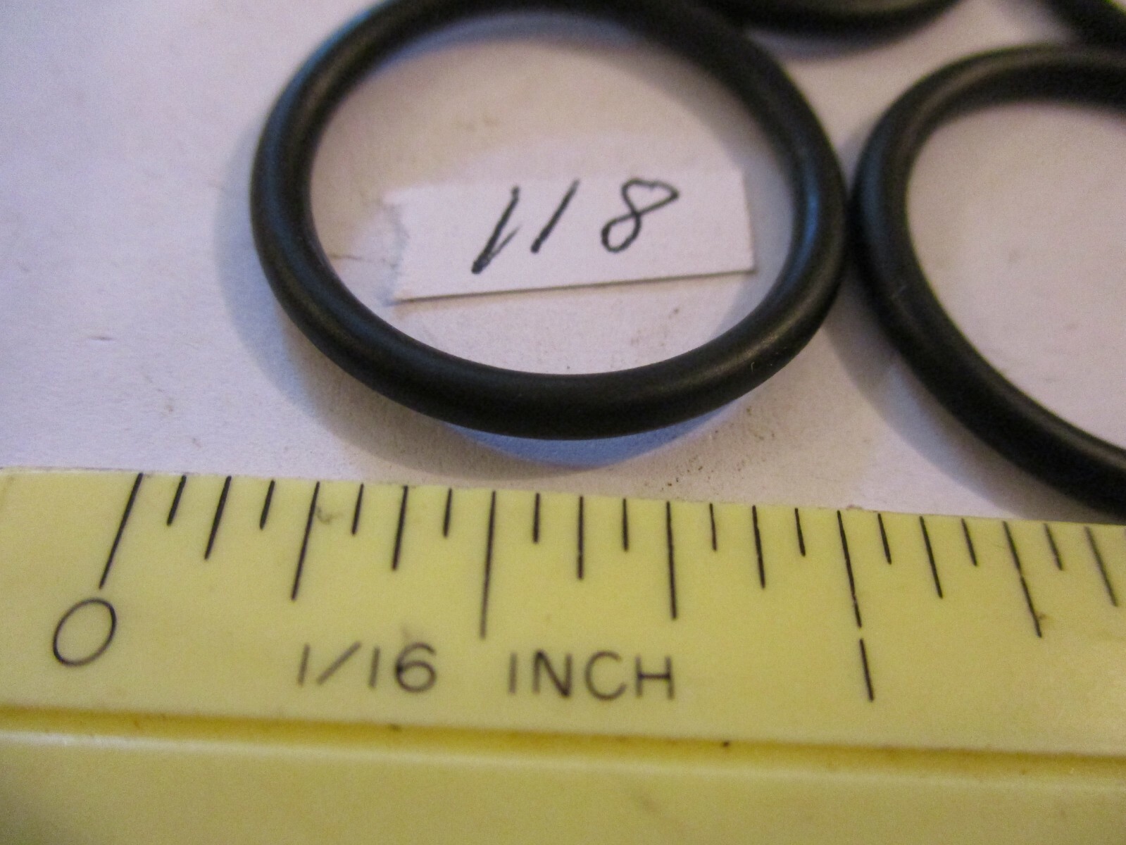 118 O-ring. 7/8" ID x 1-1/16" OD x 3/32" thick. Buna-70. Quan 5. | eBay