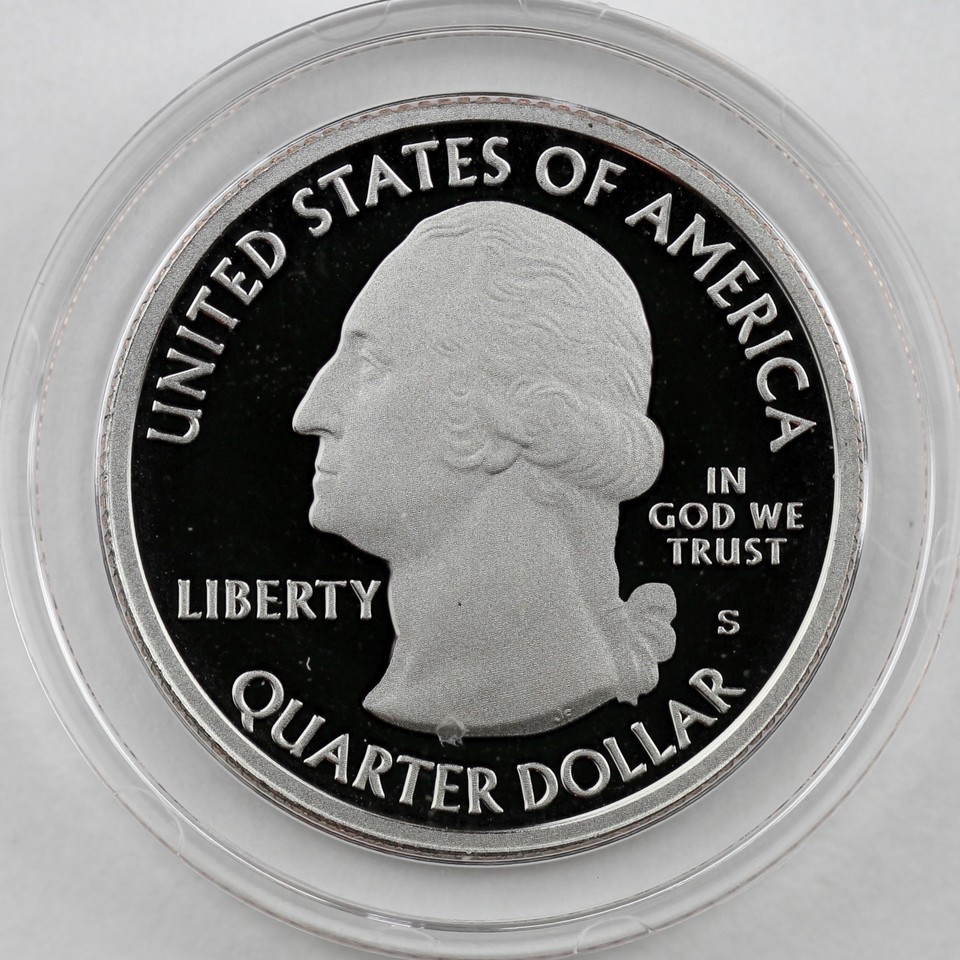 2016-S Harpers Ferry Clad Proof Quarter in Crystal Clear Coin Capsule ...