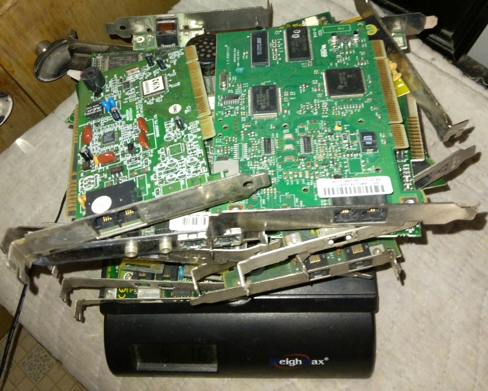 4 pounds computer nic boards old Modems scrap gold or Re Use | eBay