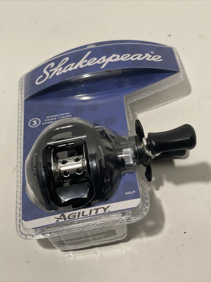 Shakespeare Agility 3 Bearing System Baitcasting Reel AGLPB 6:2:1 Gear ...
