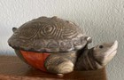 Vintage Large Turtle Trinket Box 8” Porcelain | eBay