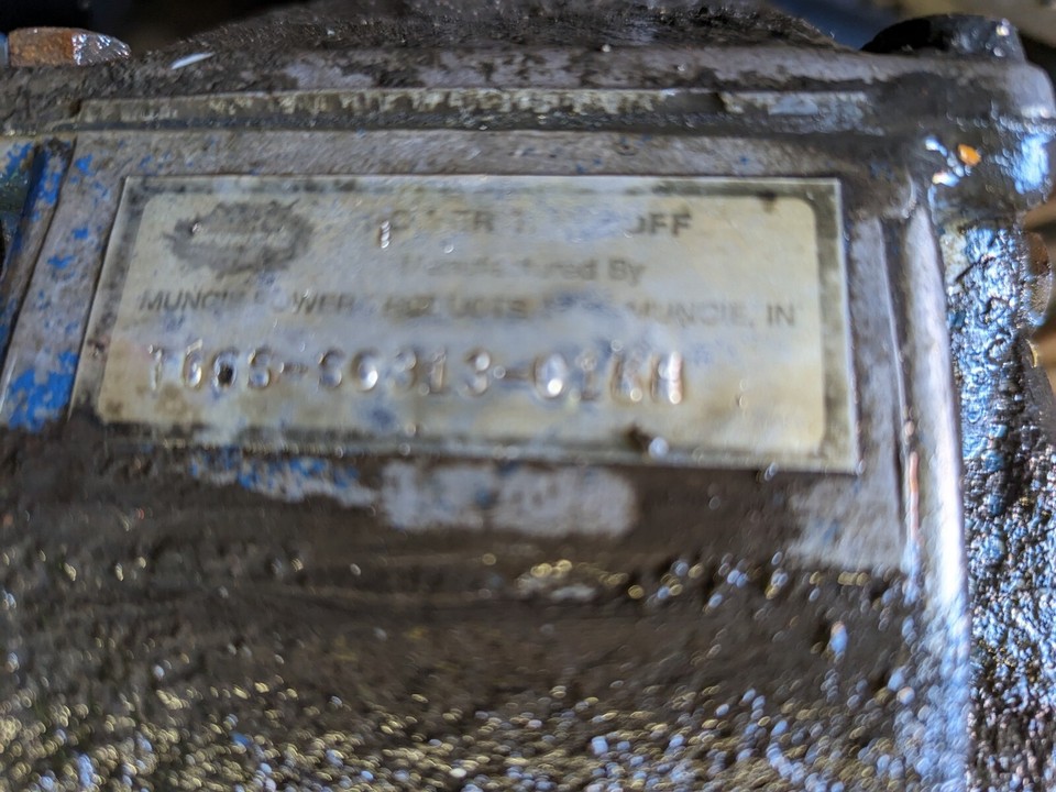 Muncie power take off PTO hydraulic pump spool valve dump International ...