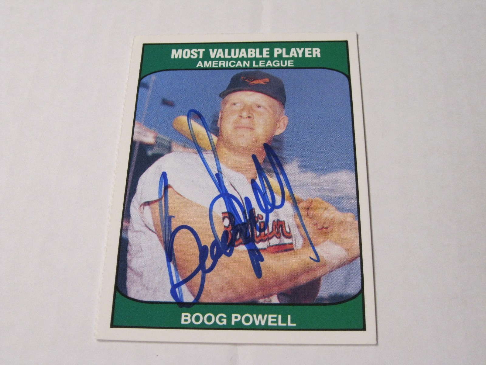 Boog Powell Autographed Card JSA Auction Certified | eBay