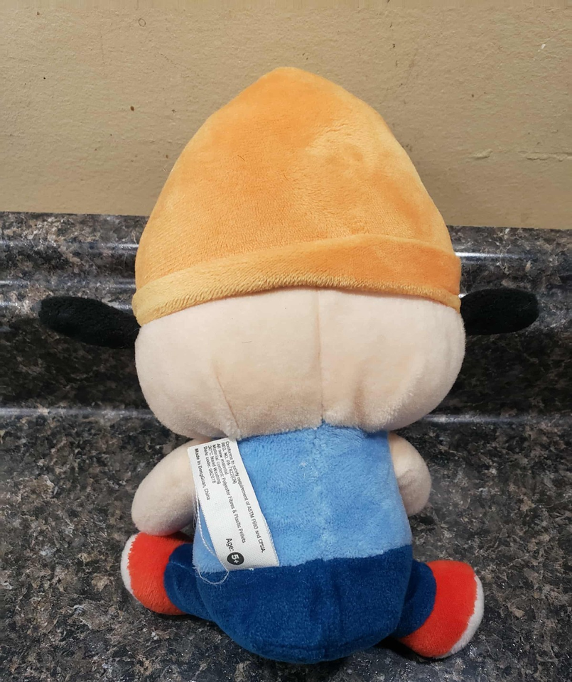 Sony PaRappa the Rapper Stubbins Plush Stuffed Animal Orange Beanie | eBay