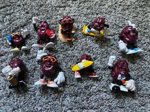 Vintage California Raisins Figures Collectible Lot of 9 Rare | eBay