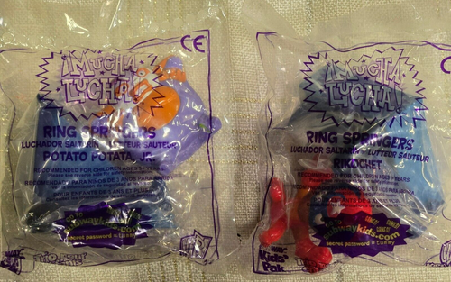 Subway MUCHA LUCHA! Toys Ring Springers Potato Potata JR + Rikochet | eBay