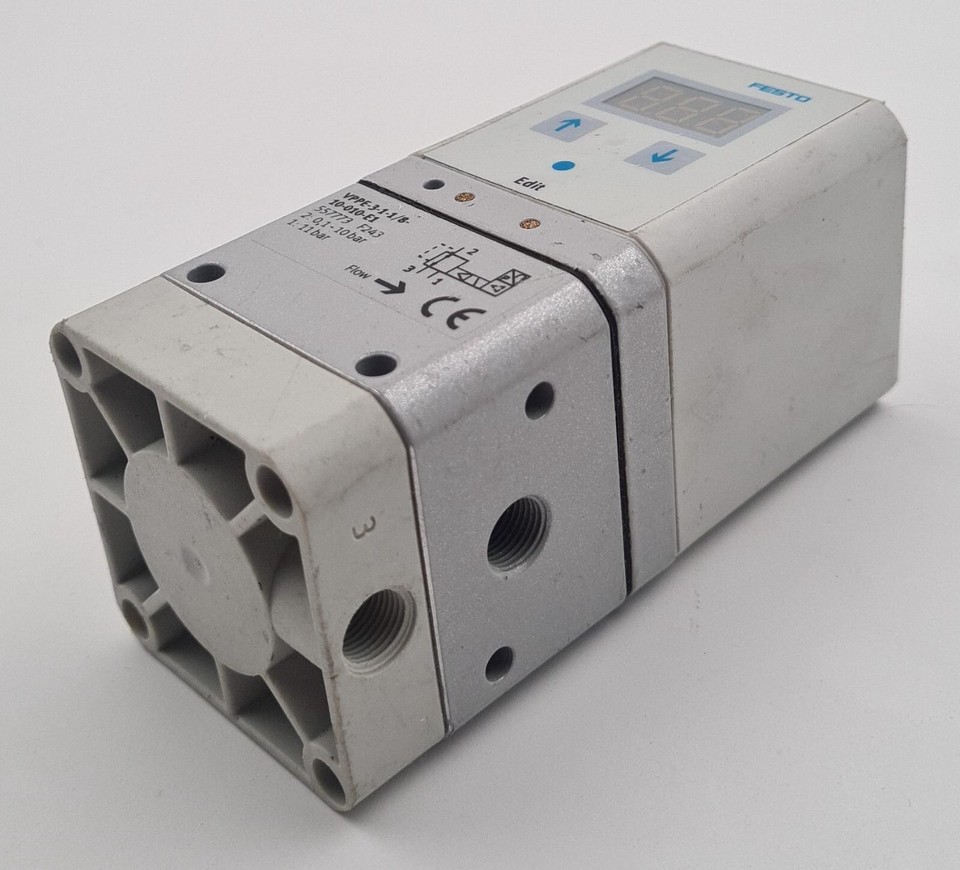 FESTO Proportional Pressure Valve VPPE-3-1-1/8-10-010-E1 557773 | eBay